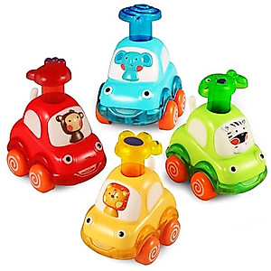 ALASOU Animal Car Baby Toys for 1 2 Year Old Boy|First Birthday Gifts for Toddler Toys Age 1-2|1 2 Year Old Boy Birthday Gift for Infant Toddlers