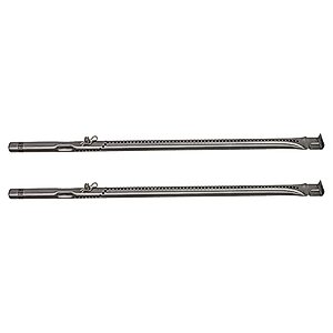 UpStart Components 2-Pack BBQ Gas Grill Tube Burner Replacement Parts for Charbroil 463375719 - Compatible Barbeque Stainless Steel Pipe Burners