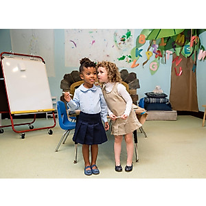 French Toast Girls' Toddler Pleated Ribbon Bow Jumper, Khaki, 4T