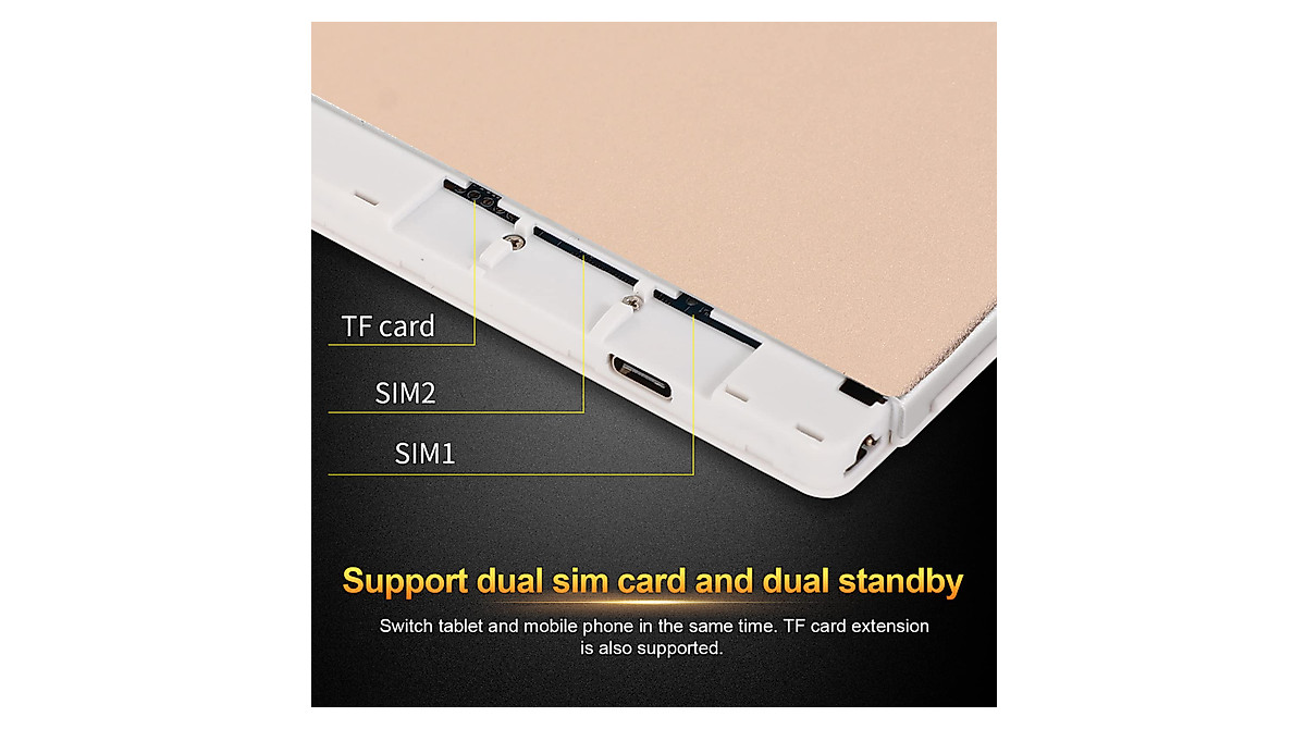 8 Inch Tablet with 4GB RAM & 64GB Storage | Dual Camera & Dual SIM
