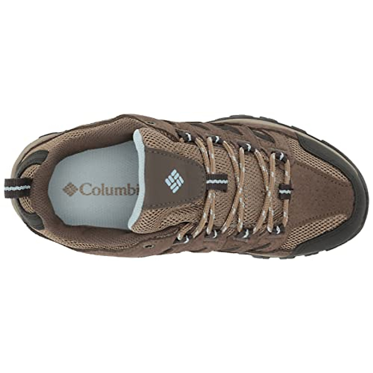 Columbia Womens Crestwood Waterproof Hiking Shoe, Brown, 8 US