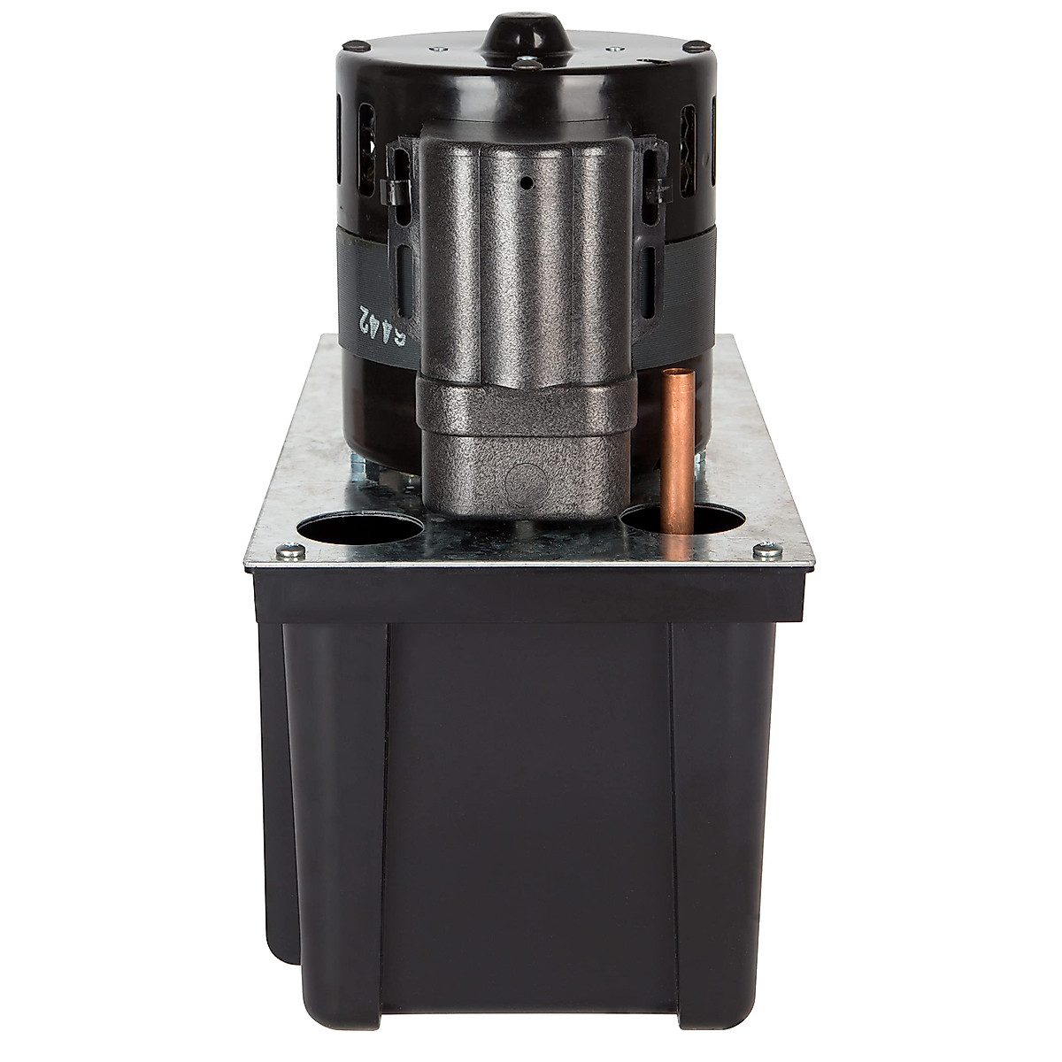 Little Giant VCL-45ULS 115 Volt, 1/5 HP, 450 GPH, Automatic Condensate Removal Pump with 1-Gallon Tank and Safety Switch, 6-Ft. Cord, Black, 553240