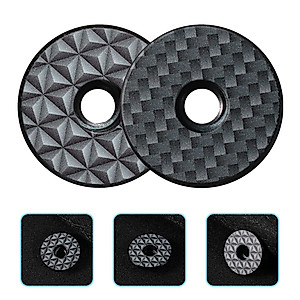 BESPORTBLE 2pcs Bike Bowl Cover Replaceable Headset Caps Aluminum Alloy Bike Headset Cover Professional Bike Stem Caps Decorative Bike Stem Caps Professional Bike Headset Cover Bike Accessory