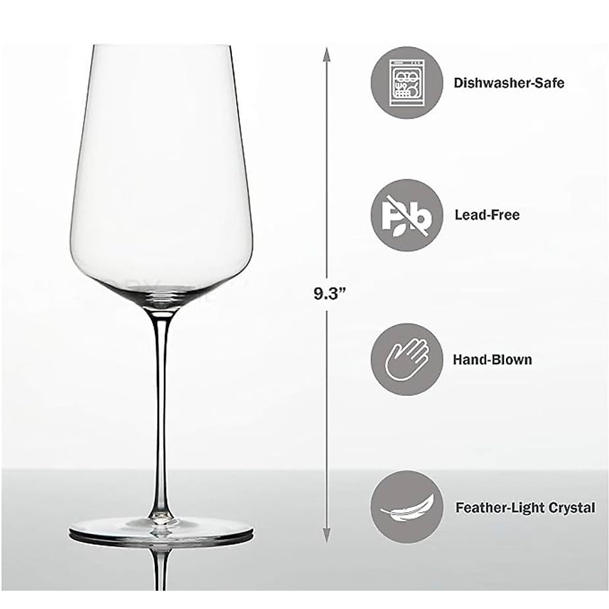 Zalto Denk'Art Universal Hand-Blown Crystal Wine Glasses | Set of 2 Glasses