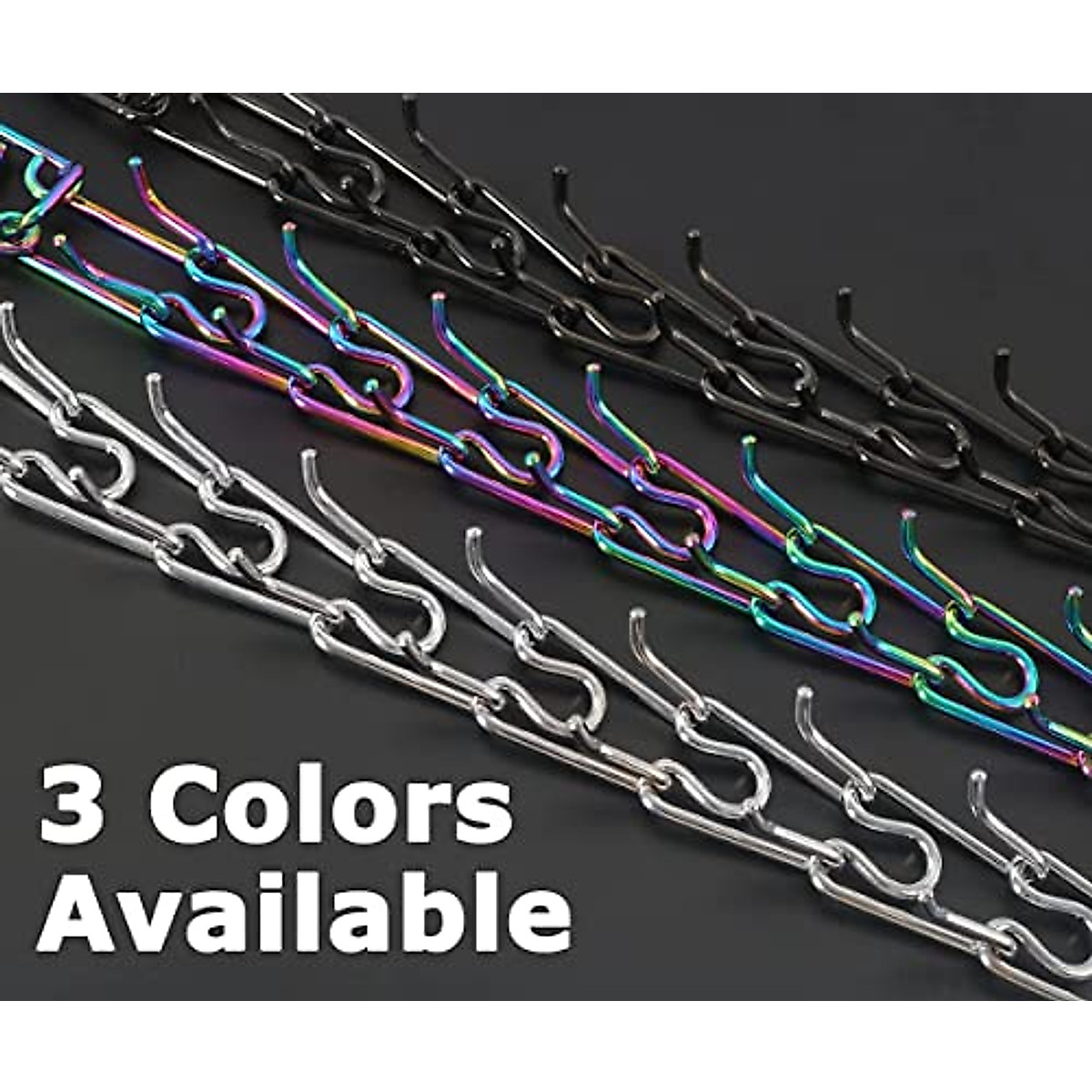 No Pull Dog Collar, Dog Training Collar with Comfort Tips and Quick Release Snap Buckle for Small Medium Large Dogs (Medium,3mm,19.7-Inch,14-18" Neck, Black)