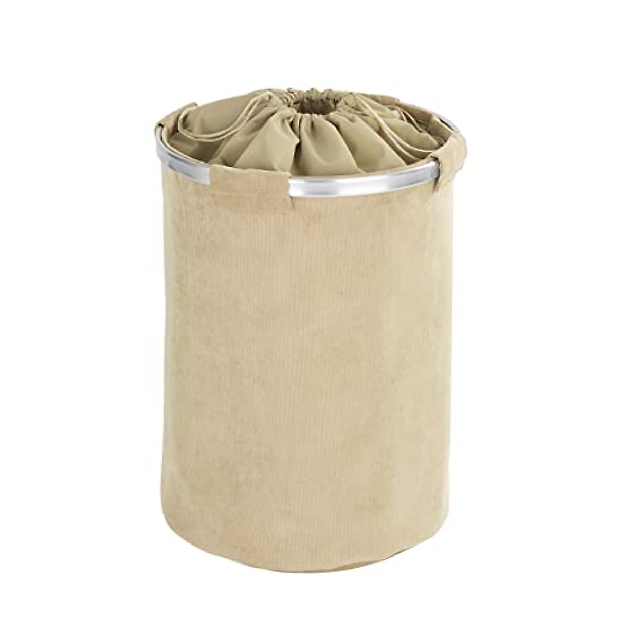 WENKO 62086100 Cordoba Basket, Sorter with Lid, Bin, Beige Laundry Hamper