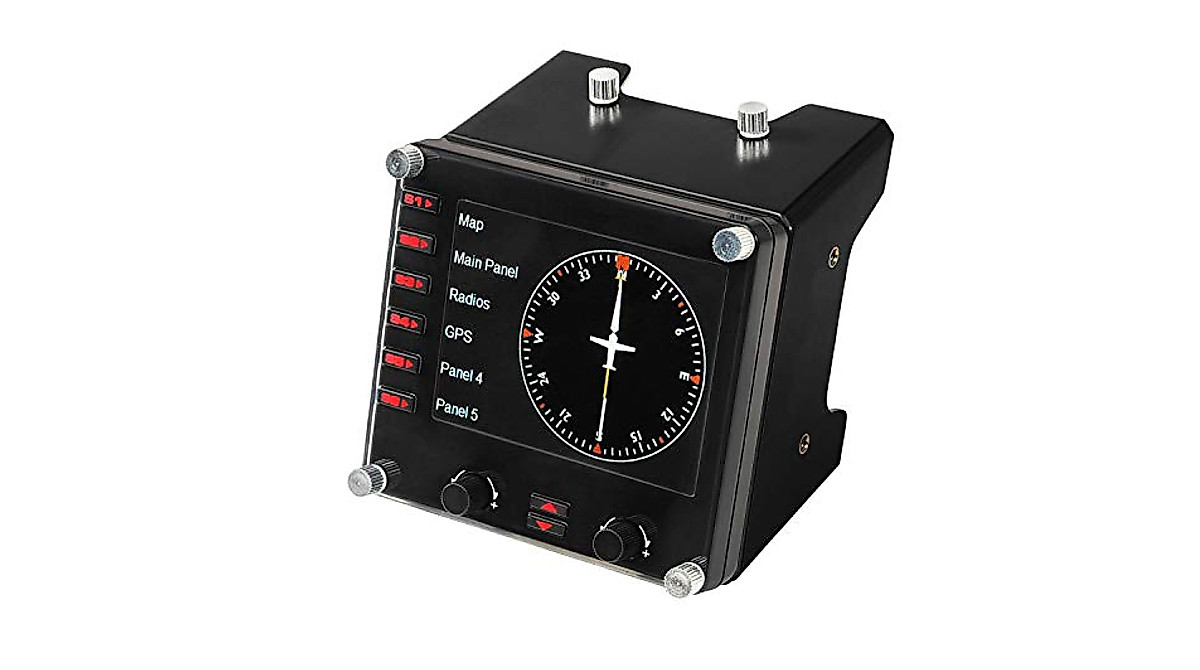 Logitech G Pro Flight Instrument Panel - Real-Time Sim Data