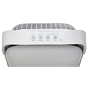 Germ Guardian AC9200WCA 27” 3-in-1 True HEPA Filter Air Purifier for Home, Large Rooms, UV-C Sanitizer, Filters Allergies, Smoke, Dust, Pet Dander, Pollen & Odors, 3-Yr Wty, GermGuardian, White