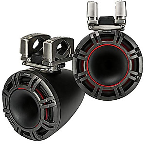 Pair Kicker KMTC9 HLCD 9" 600w Horn-Loaded LED Wakeboard Tower Speakers 44KMTC94