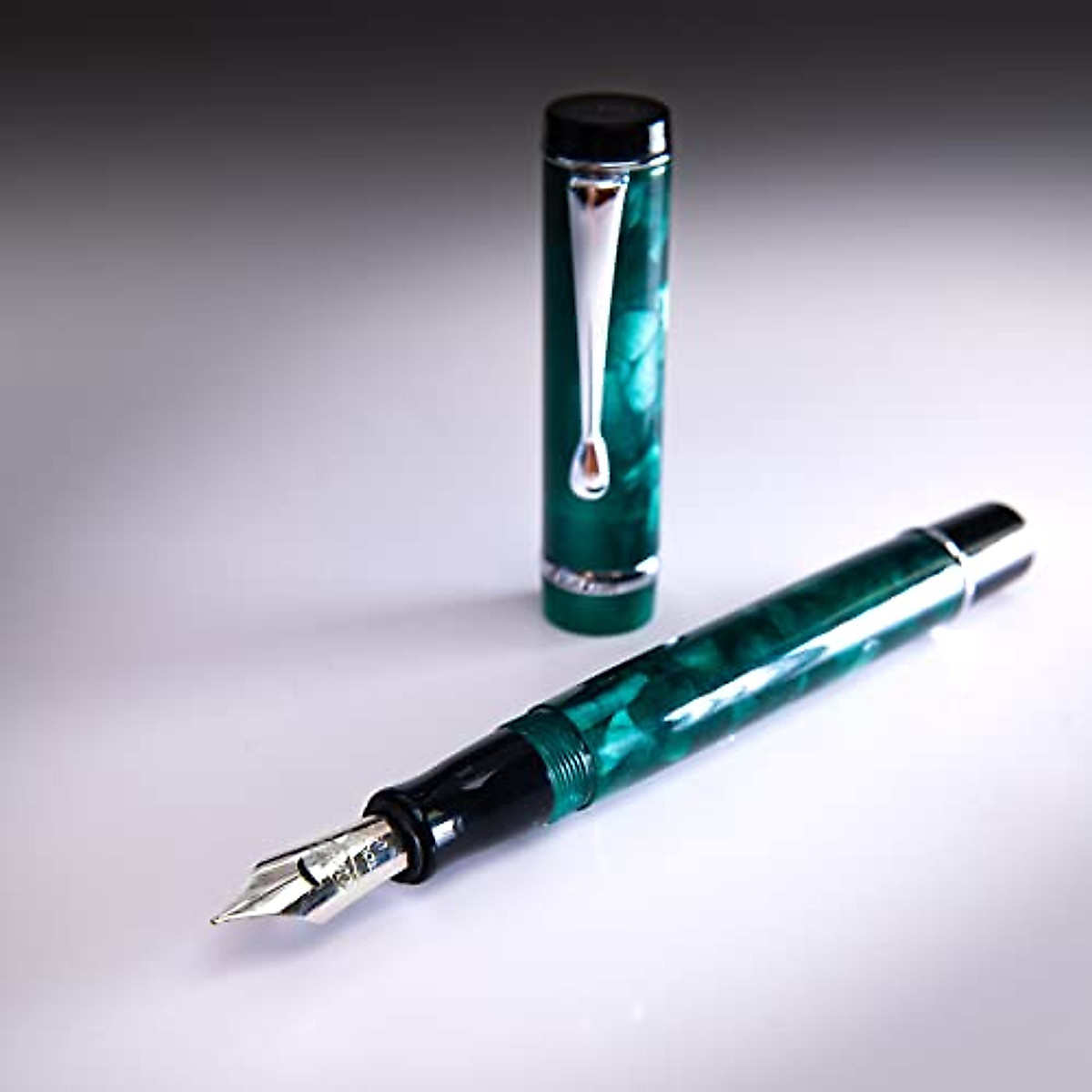 Conklin Duragraph Forest Green Fountain Pen, Stub Nib (CK71320)