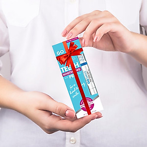 GO SMILE On The Go Teeth Whitening Pen, Teeth Whitener & Stain Remover Self Care Gifts for Women & Men - Whitening Strips Alternative - Travel Size for Gift Basket or Stocking Stuffers, Mint, 1.3mL
