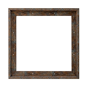 Pixy Canvas 12x12 Floater Frame for 1-1/4 (1.25) inch Deep Canvas Paintings/Canvas Prints/Wood Canvas Panels/Wall Art/Wall Decor/Home Decor/Artwork (Rusty Blue, 12 x 12 inch, Square)