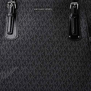 Michael Kors Voyager East/West Signature Tote One Size (Black)