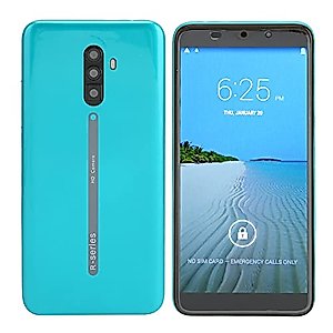 Rino 3 Pro 5.72in Smartphone 4GB RAM32GB ROM for 11, Front 2MP Rear 5MP Cell Phone Support 2.4G 5G Dual WiFi 4800mAh Battery 100‑240V (Green)