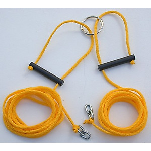 Home Court Portable Set Guy Line Rope Sets (Yellow, Pull-up Style Ropes)