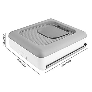 Cat Litter Box Fully Enclosed and Foldable,Top Entry Litter Box Storage and Deodorization Design Easy to Clean Covered Litter Box,Comes a Cat Shovel Comes a Cat Rubbing Device Families Cat Houses