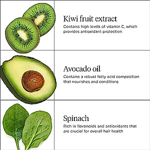 Briogeo Superfoods Avocado + Kiwi Mega Moisture Mask, Protein-Free, Deep Hydration, Enhance Shine, Moisturizing Mask for Dry Hair, Lock In Moisture, Vegan, Cruelty-Free, 8 fl oz