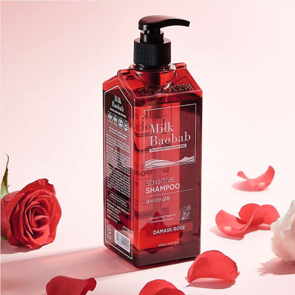 MILK BAOBAB Sensitive Shampoo Damask Rose 16.9 Fl Oz