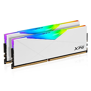 XPG ADATA Premium SSD 1TB PCIe 4x4 NVMe M.2 2280 SSD D50 RGB DDR4 3200MHz 2x16GB UDIMM RAM White kit Bundle