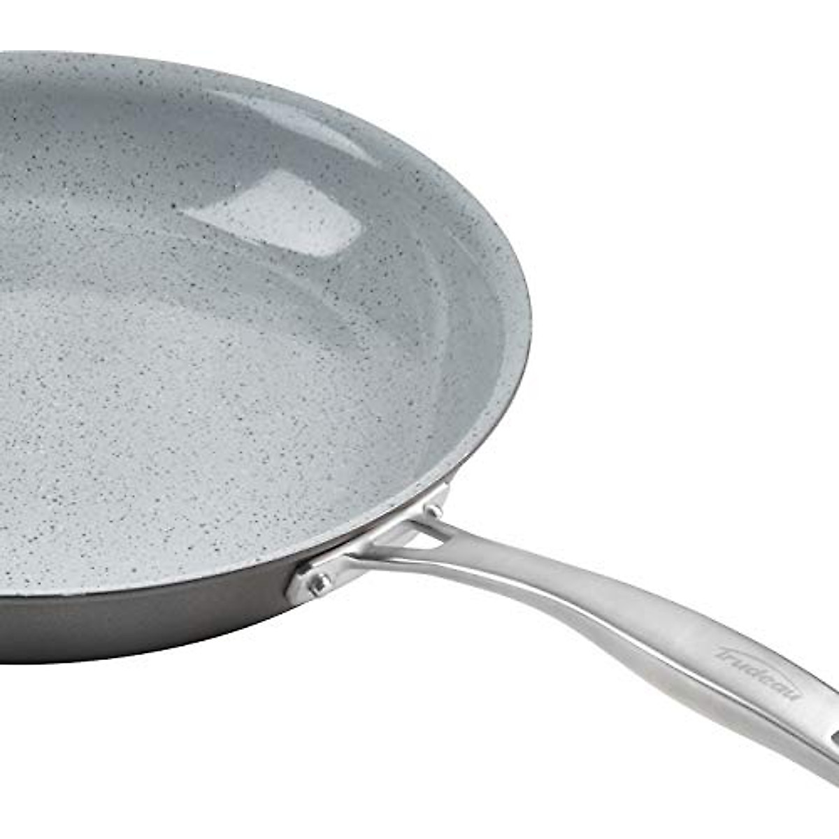 Trudeau Pure Ceramic Frying Pan, 10-Inch, Grey