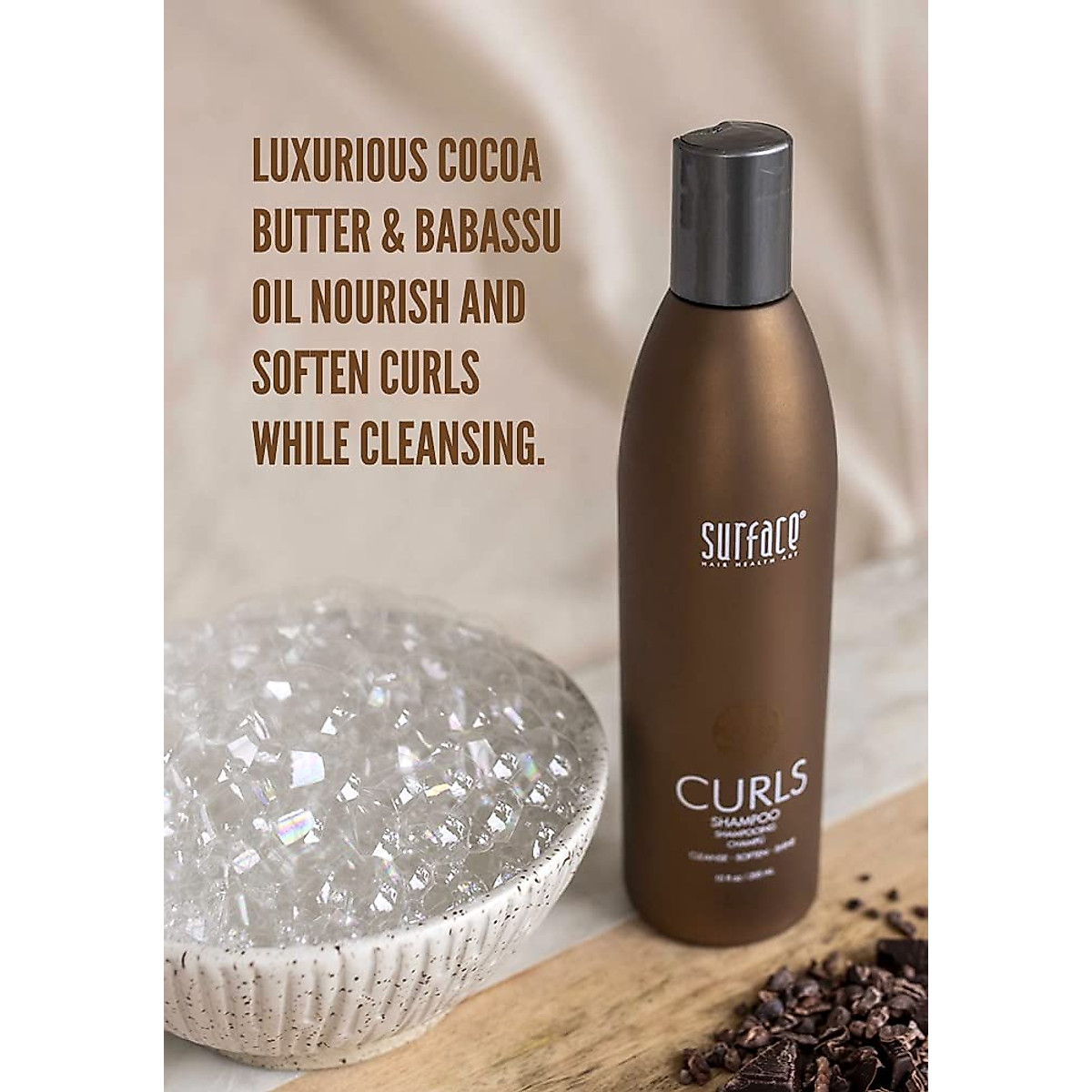 SURFACE Hair Curls Shampoo, 10 Fl Oz