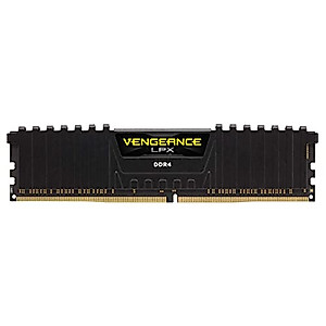 Corsair VENGEANCE LPX 32GB (2 x 16GB) DDR4 DRAM 3600MHz C18 AMD Ryzen Memory Kit - Black