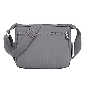 Hoaidon Women's Shoulder Purse Nylon Waterproof Lightweight Pocketbooks Crossbody Handbags