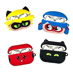 ZAG STORE - Miraculous Ladybug - AirPods Case Pro Super Heroes Cat Noir