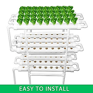 Ryan Hydroponic Grow Kit 3 Layers 108 Holes Plant Sites,Hydroponic Planting Equipment, Hydroponics Growing System, Vegetable Tool Grow Kit Includes Water Tube, Timer