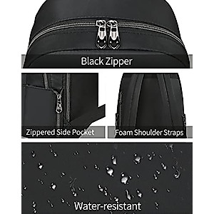 BRINCH Mini Backpack Purse for Women, Fashion Small Backpack with Multi-pocket Water Resistant Travel Backpack Casual Daily Daypack for Ladies Teen Girls