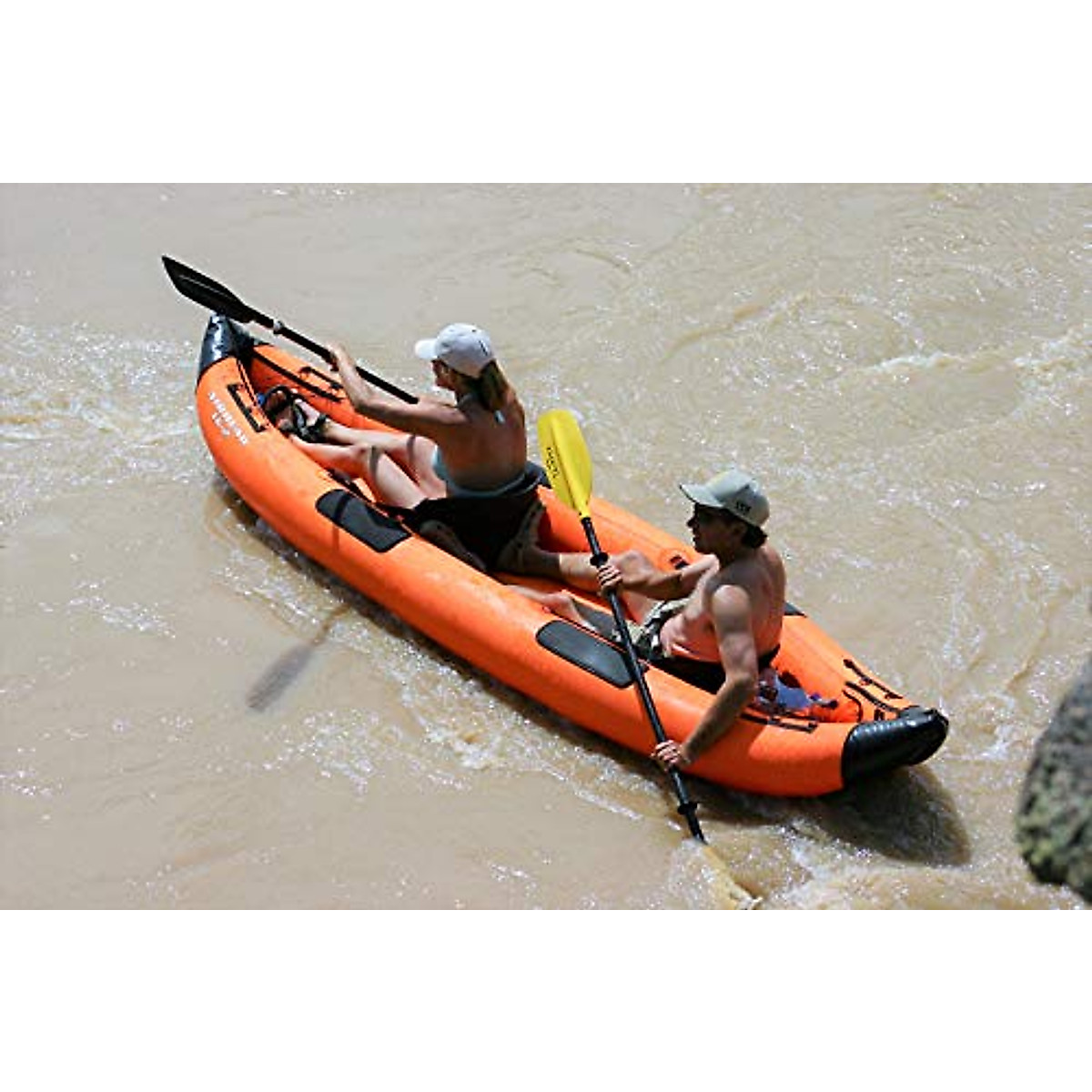 Airhead Montana Kayak Two Person Inflatable Kayak , white, 12 ft