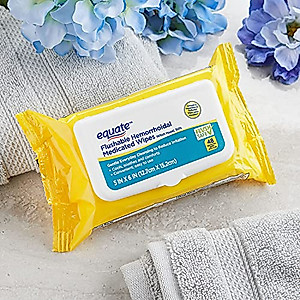 FLUSHABLE HEMORROIDAL MEDICATED WIPES