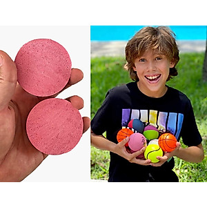 JA-RU Super Bounce Pinky Ball (1 Bouncy Ball) Outdoor Games & Indoor Playground Kids Toys. Massage Therapy Stress Balls. Sports Party Favors & Carnival Prizes in Bulk. 976-1p