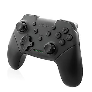 Nyko Wireless Core Controller for Nintendo Switch - Bluetooth Pro Controller Alternative with Turbo Programming, Ergonomic Design and Type C Charging Cable - Compatible w/ Android and PC (Black)