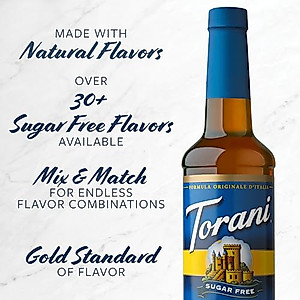 Torani Sugar Free Syrup, Peach, 25.4 Ounces (Pack of 4)