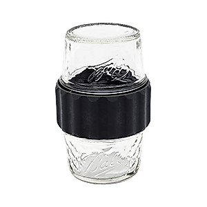 2-in-1 Lid for Connecting Two Regular Mouth Jars by Mason Jar Lifestyle (2 Pack)