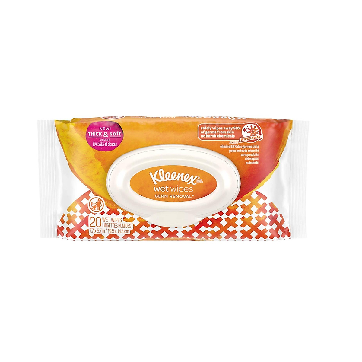 20ct Kleenex Wet Wipe