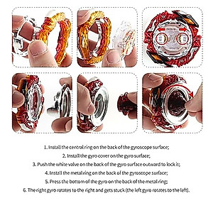 B-205 Burst Spriggan +1 Piece Sparking Launcher bey Battling Burst Gyros Tops Set Burst quadrive BayBlades pro Series for Boys Kids Birthday Party Idea Gift