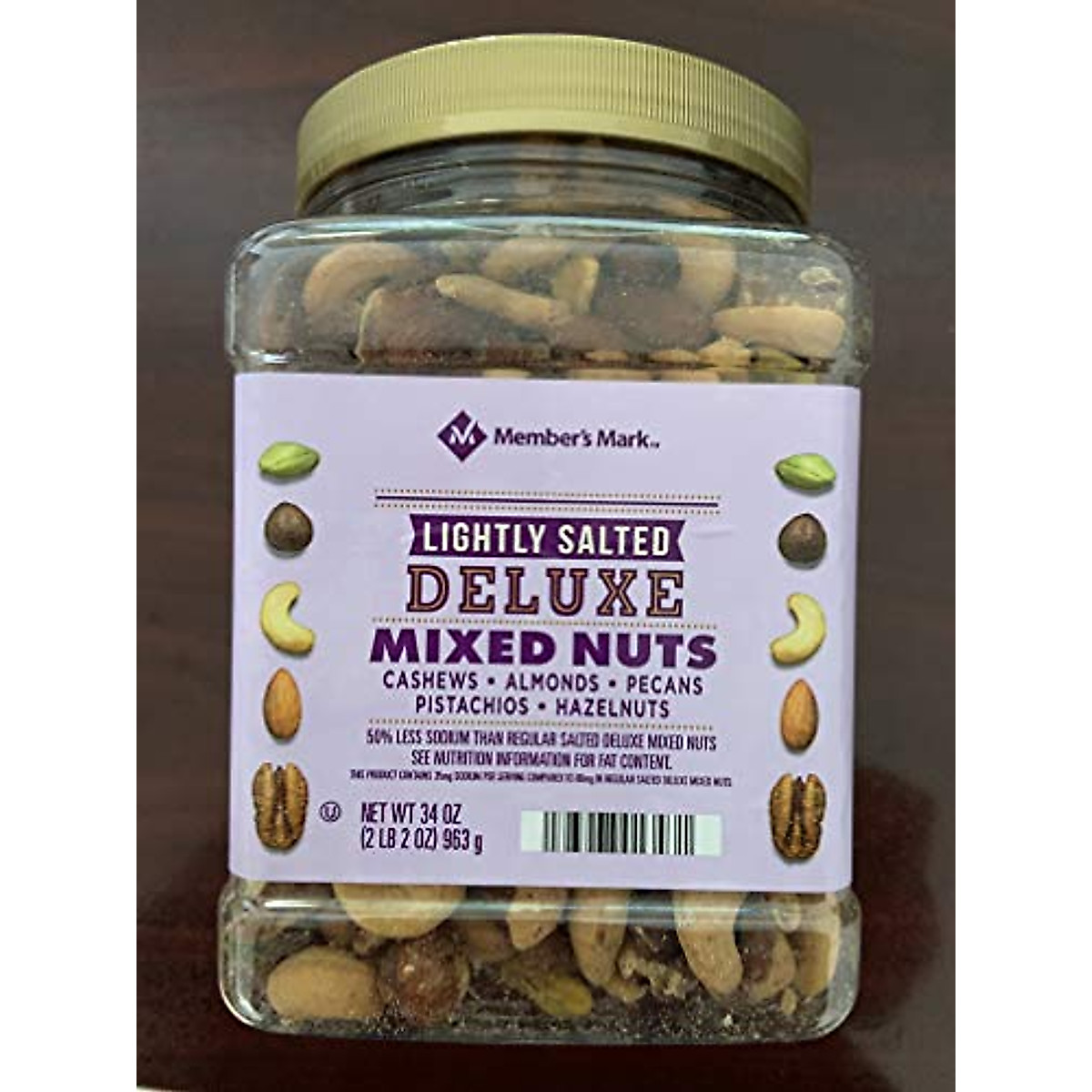 Member's Mark Lightly Salted Deluxe Mixed Nuts (34oz)