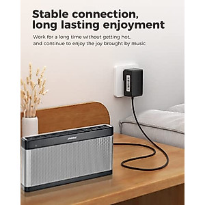 for Bose Soundlink I II III 1 2 3 Charger Bluetooth Speaker Power Cord Replacement 17V-20V Bose Soundlink Portable Wireless Speaker P/N: 306386-101, 369946-1300, 301141, 404600, 414255, S024RU1700100