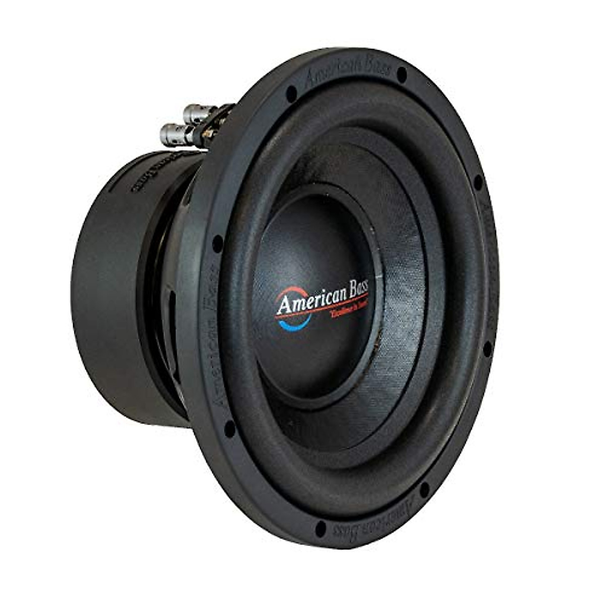 American Bass Usa XO 1044 600 Watt Max Dual 4Ohm 10 Inch Subwoofer, Black