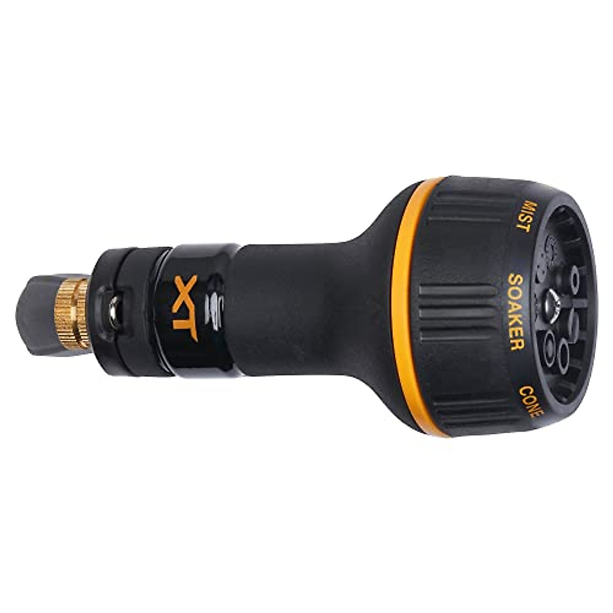 Melnor 65143AMZ Metal 7 Pattern Nozzle Bundle, Black, Yellow