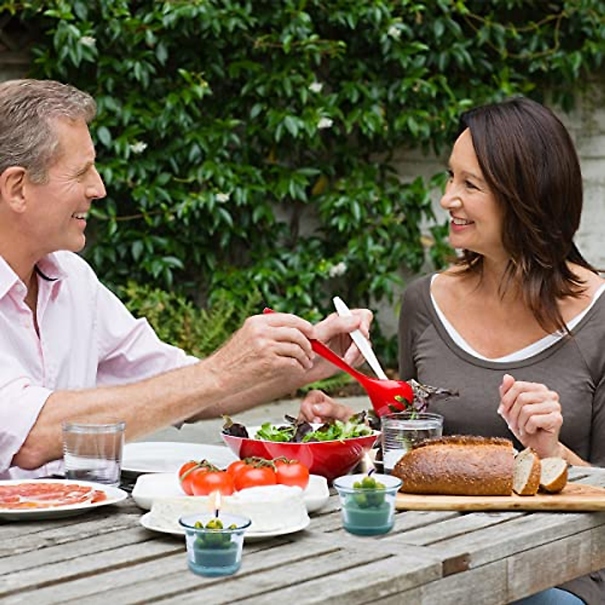 Amusaer Succulent Cactus Tealight Candles in Glass 12 Set Bulk Small Soy Wax Candles for Wedding, Party Favors, Baby Shower, Bridal Shower Green