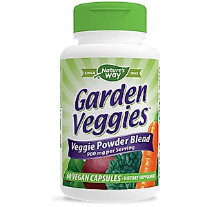 Nature's Way Garden Veggies, Veggie Blend, 60 Capsules