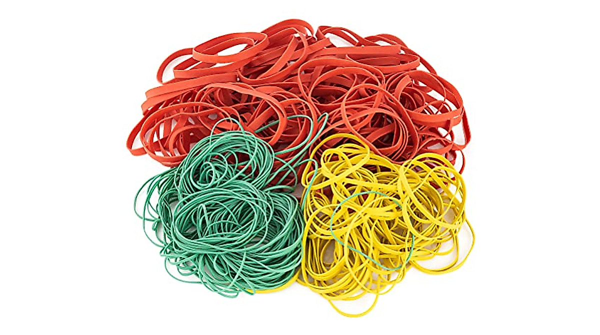 Bilinny Colored Rubber Bands Assorted Sizes - Made in USA | Heavy Duty ...