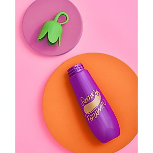 xo, Fetti Bachelorette Party Eggplant Water Bottle, 16 oz | Bach Party Decoration, Bridesmaid Favor, Bride to Be Gift + Bridal Shower Supplies