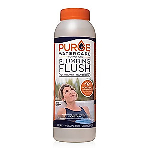 Purge Watercare Plumbing Flush - Jet Cleaner for Hot Tubs & Cold Plunge - Hot Tub Chemicals, Spa Purge Hot Tub Cleaner, Spa Chemicals for Hot Tub, Cold Plunge Water Treatment, Cold Plunge Cleaner 16oz