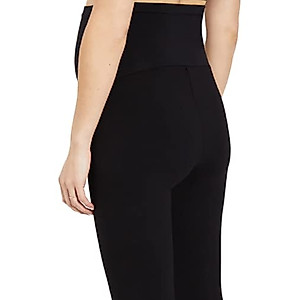 Motherhood Maternity Women's Maternity Essential Stretch Full Length Secret Fit Belly Leggings, Black, Small