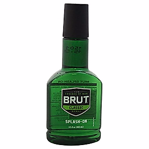 Brut Splash-on Classic Scent for Men, 3.5 Oz