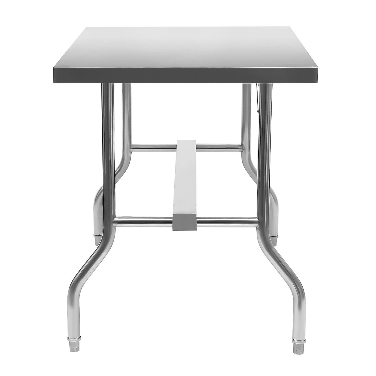 YIYIONCE Commercial Worktable & Workstation 48 x 24 In Stainless Steel Table Folding Food Workbench with 1102 LBS Load Heavy-duty Food Preparation Tables Kitchen Table for Restaurants Cafes | US STOCK